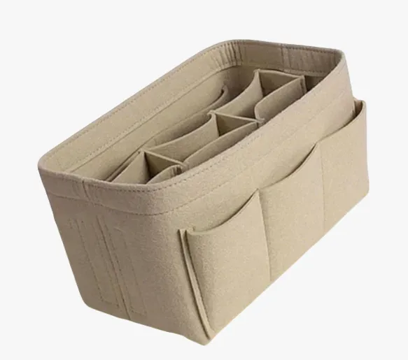 Handbag Organizer Inserts with Zipper Closure for Designer Classic ...