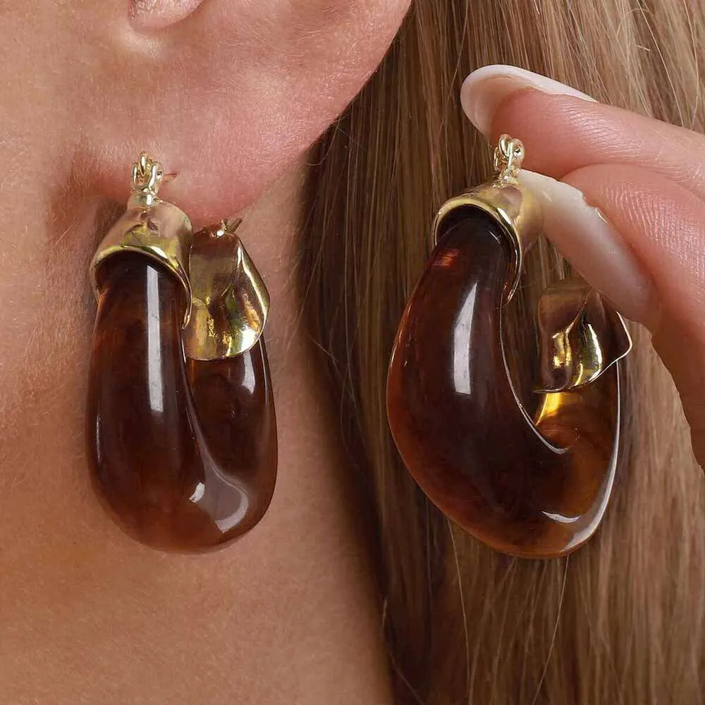 Cross Earrings Transparent Resin Acrylic Bohemian Style for Women Daily ...