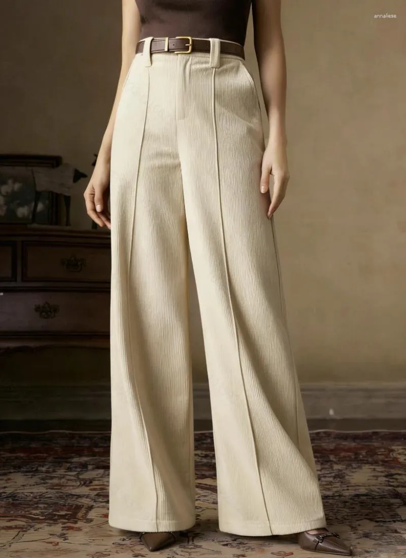 Corduroy Pants for Women with Zipper Fly Closure, Skinny Fit, Mid-Rise ...