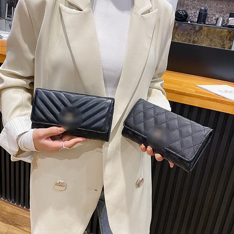 Long Clutch Wallet with Hoop Closure PU Material Hollow Out Pattern ...