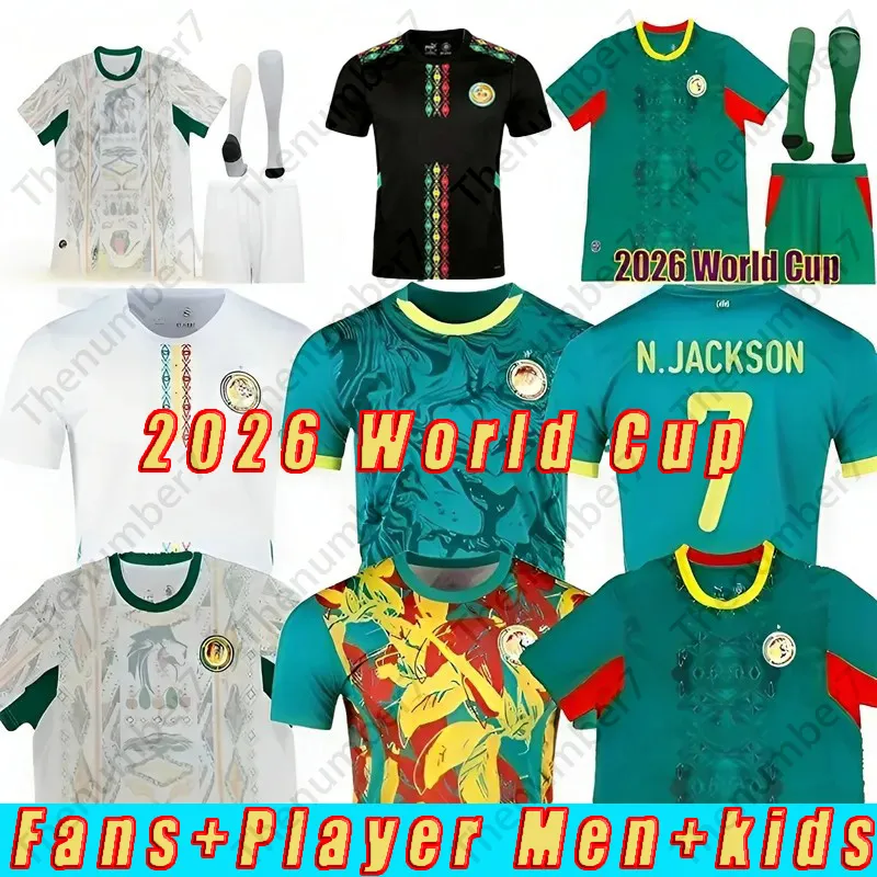 Senegal Soccer Jerseys 2025 National Team Football Shirts For Kids Mane ...
