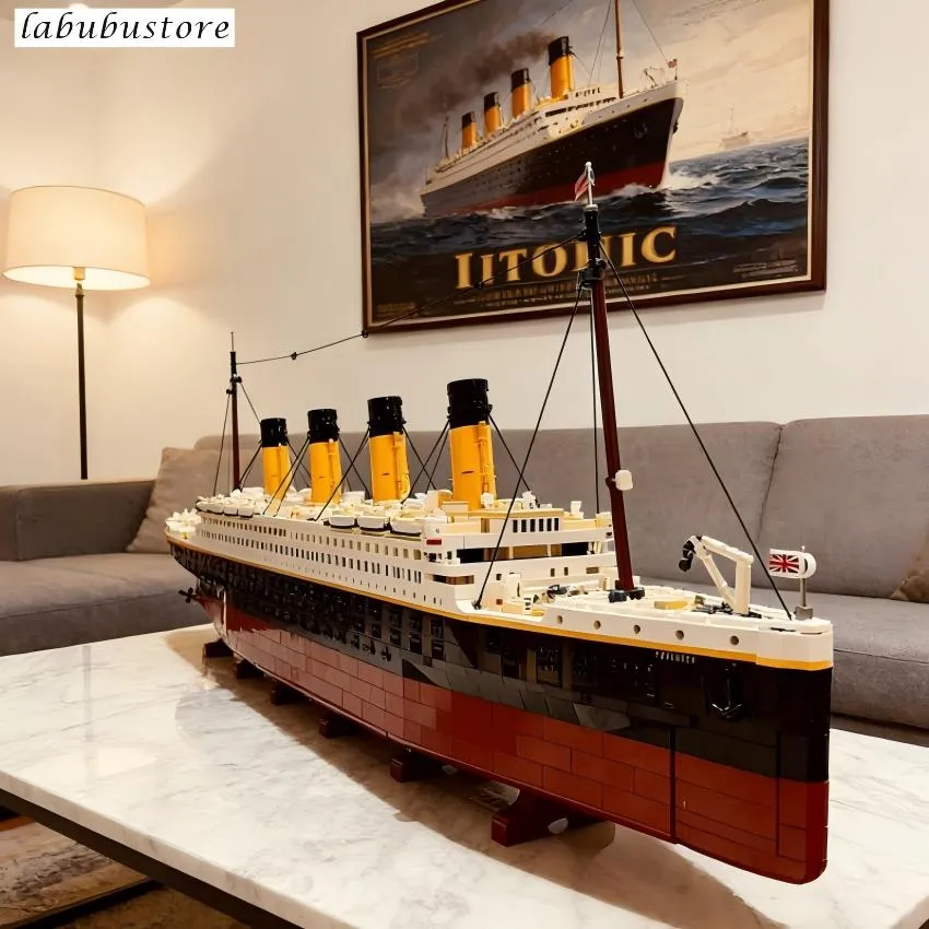Replica LEGO 10294 Titanic Building Blocks Set 9,090 Standard Plastic ...