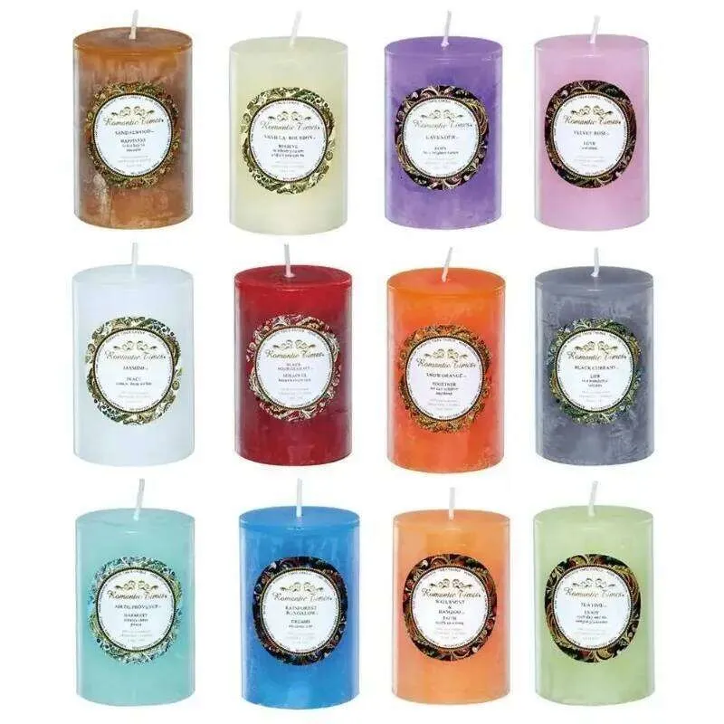 Household Crystal Wax Candle with Woody Incense Fragrance for Indoor ...