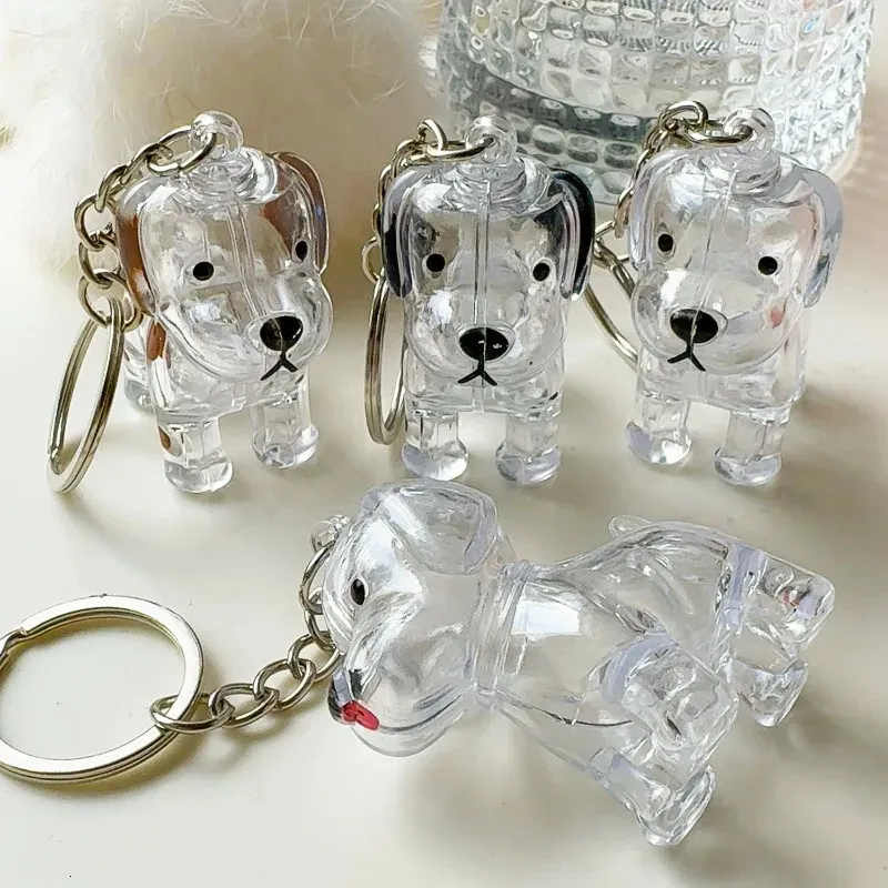 Dog Hair Storage Pendant Keychain Transparent Bone Pet Fur Keepsake ...
