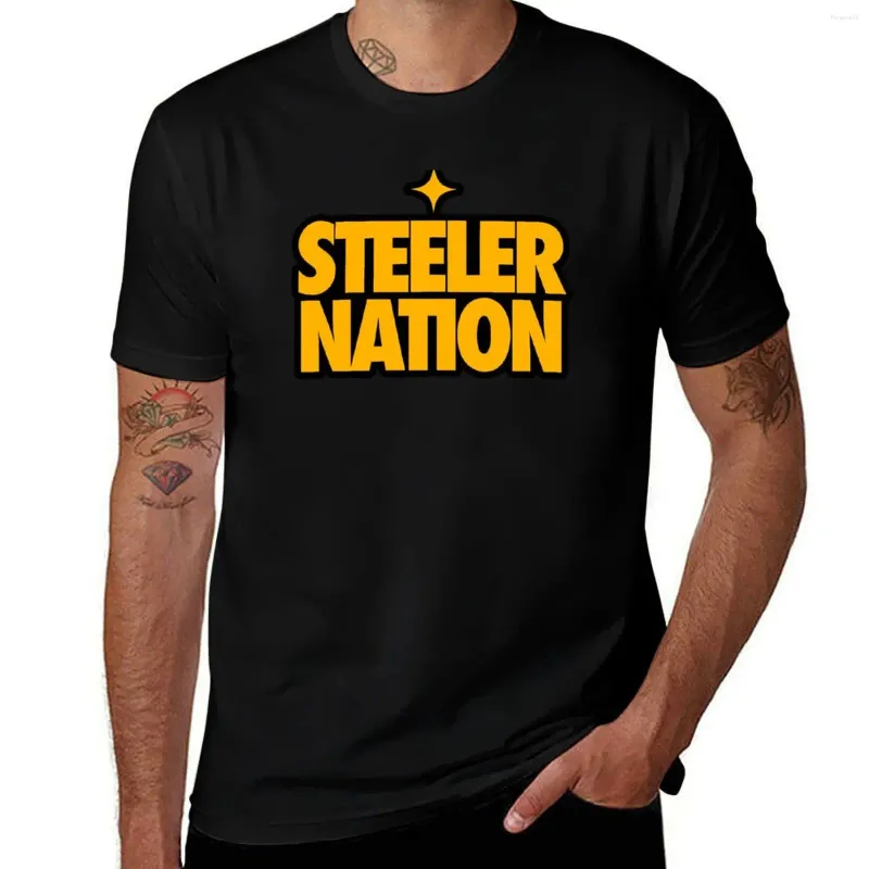 Mens Tank Tops Steeler Nation Quick Drying Cotton T Shirt Casual Spring ...