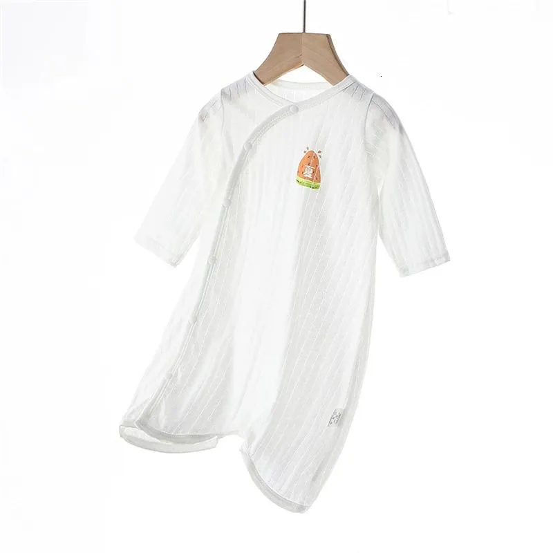 Cotton Infant Rompers O-Neck Baby Bodysuit Long Sleeve Winter Homewear ...