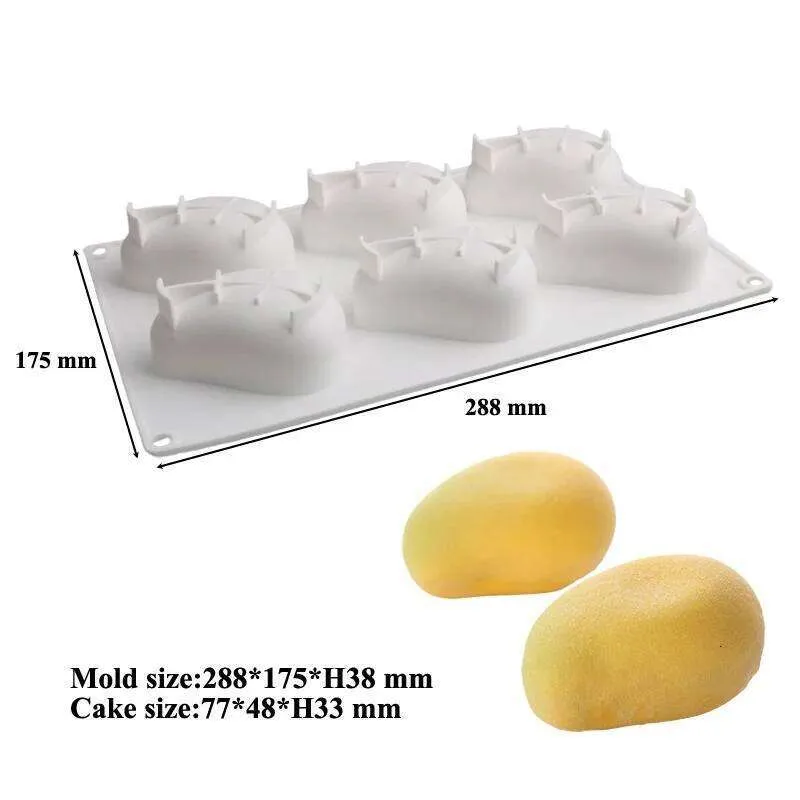 Valentine's Day Silicone Mold 3D Mango Shape Kitchen Resin Baking Tool ...