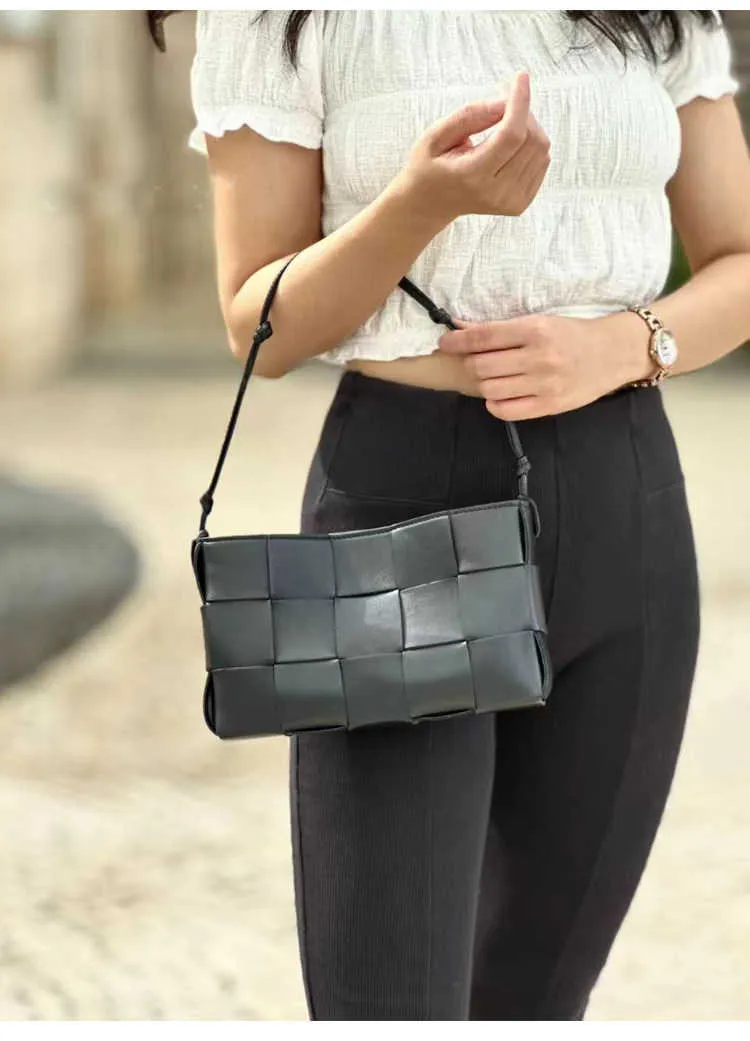 Designer Bag BV Cassette Handbag Genuine Cowhide Leather Horizontal ...