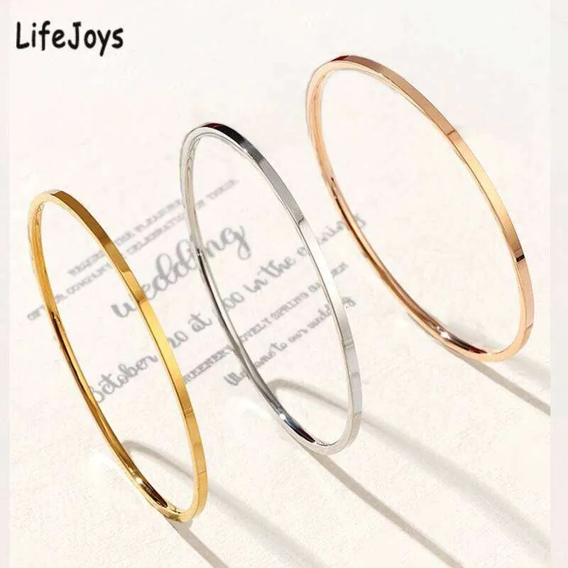 2mm Stainless Steel Thin Bangle Bracelet for Women Stackable Circle ...