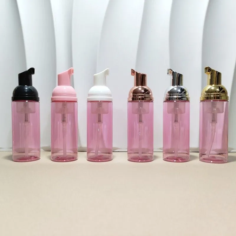 2 Oz Empty Clear Red Foam Pump Bottle Travel Foamer Soap Dispenser for ...