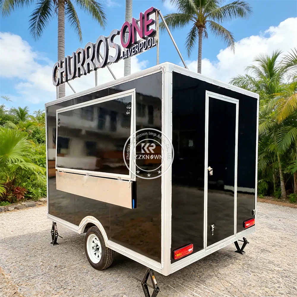 Mobile Food Trailer with Full Kitchen 304 Stainless Steel 118 × 79 × 90 ...