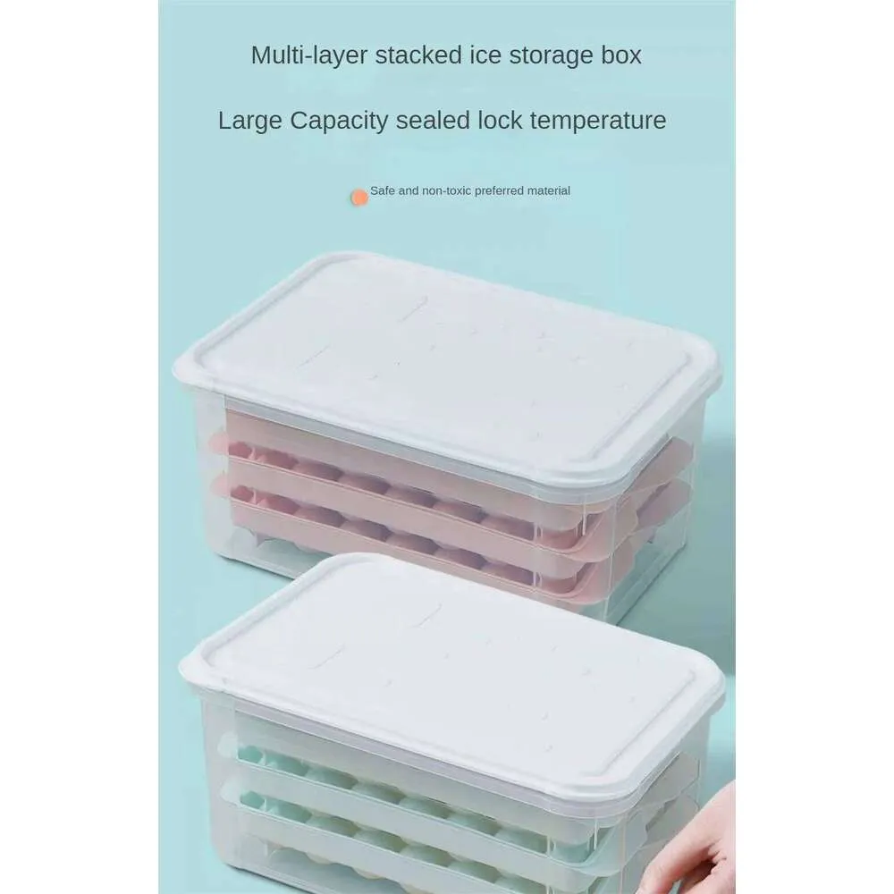 Spherical Ice Cube Mold with Lid Silicone Rubber Round Ice Ball Maker ...