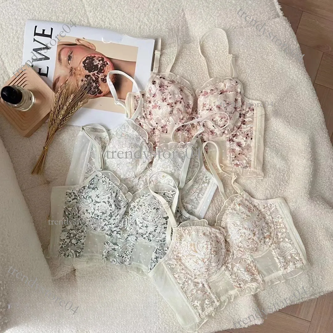 Womens Wire-Free Water Bra and Cotton Underwear Set with Adjustable ...
