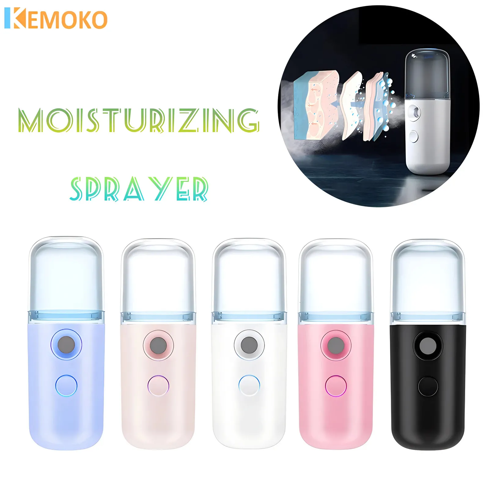 Rechargeable Nano Spray Face Humidifiers Portable... From Xing07, $12. ...