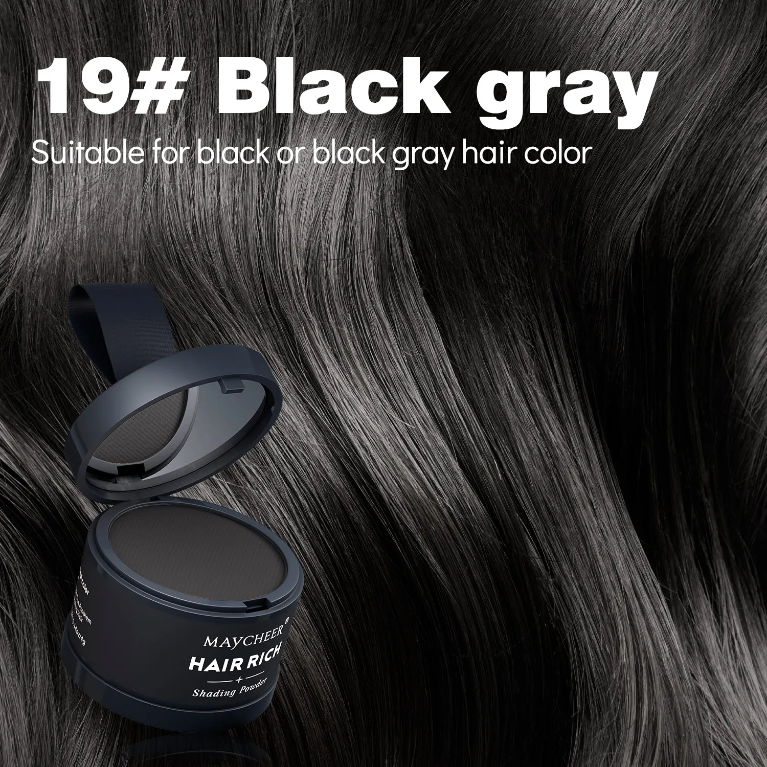 Maycheer Hairline Shadow Powder 4g Brown Root Concealer Powder for Hair ...