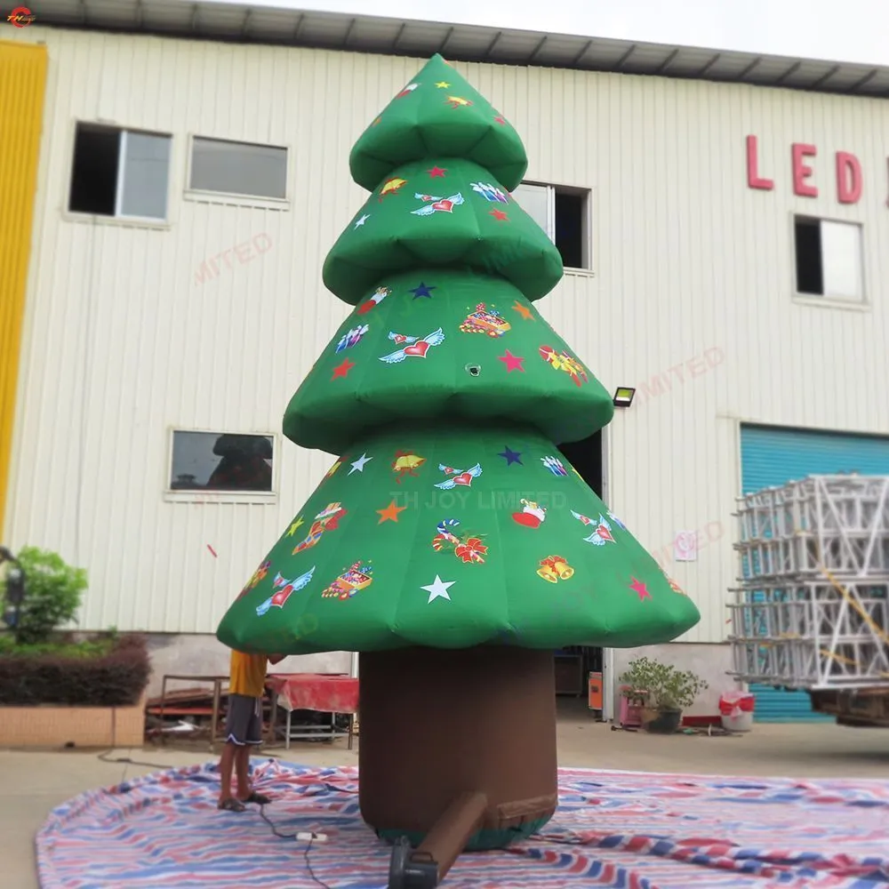 Inflatable Christmas Tree Ground Balloon - 33 ft 10 m Tall with Blower ...