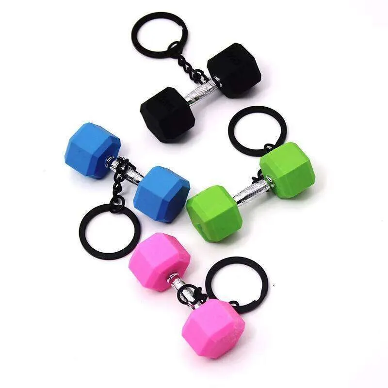 HJ0116 PVC Dumbbell Keychain Creative Sports Car... From ...
