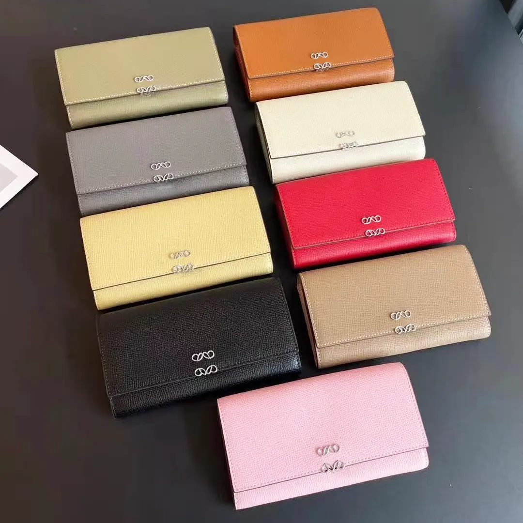 Designer Wallets Leather Long Wallet with Hasp Closure for Women ...