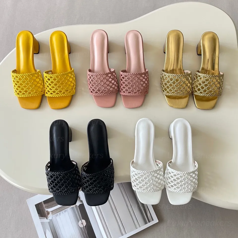 Designer Slides Womens Woven Openwork Beach Sandals ... From Womenshoe ...