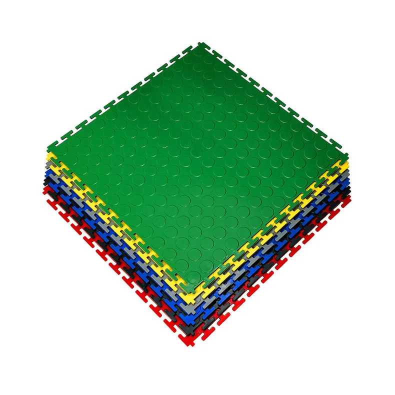 Industrial Grade PVC Flooring Coin Texture Click Lock Wear-Resistant ...