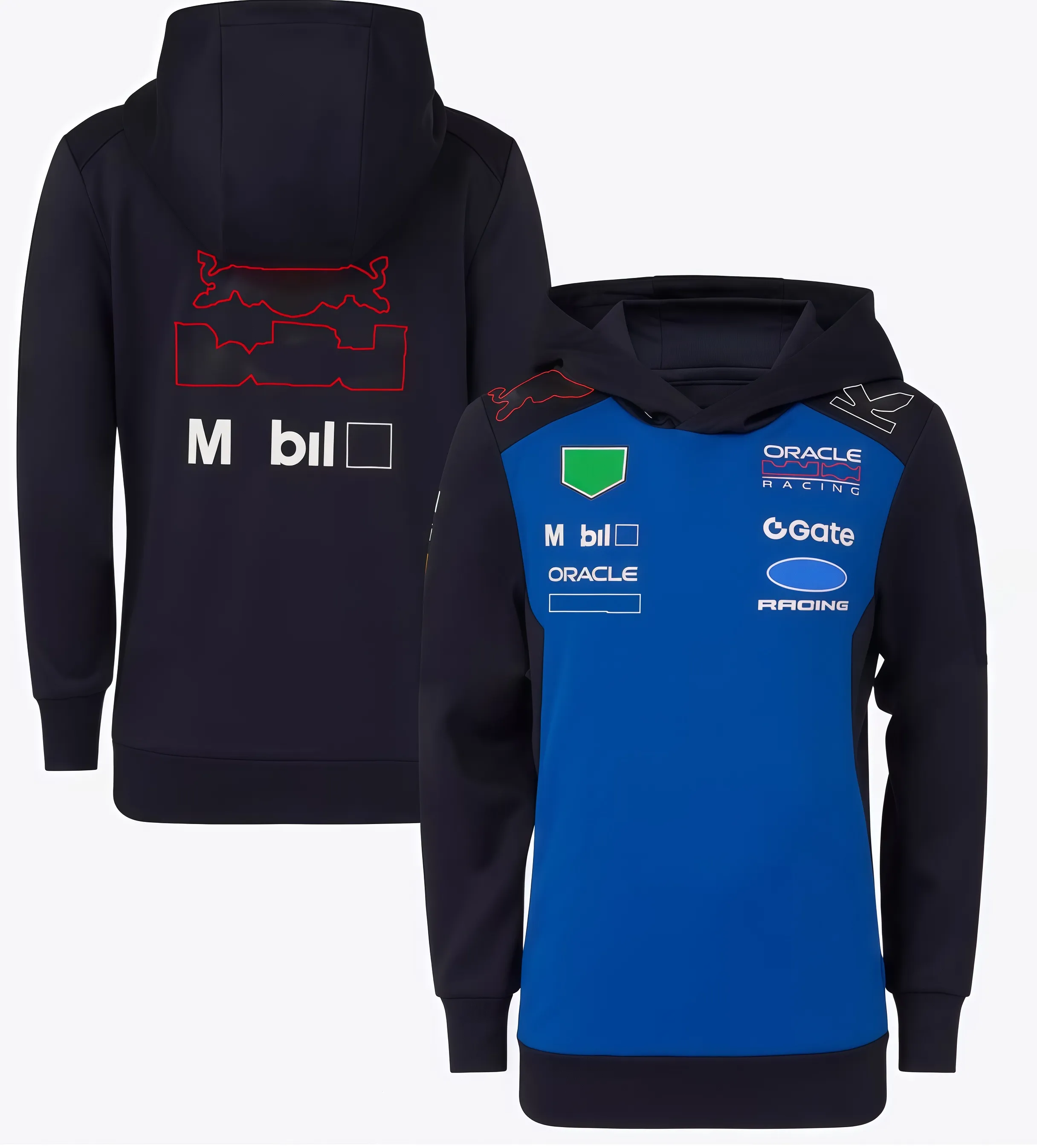 F12026 Racing Hoodie Unisex Breathable Windproof Polyester Jacket for ...