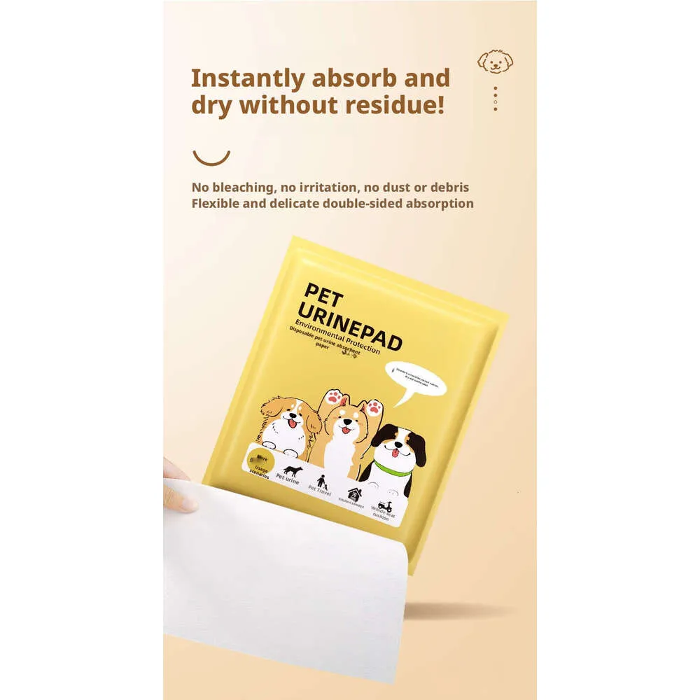 Absorbent Pet Urine Cleaning Paper Disposable Dog Pee Pads with ...