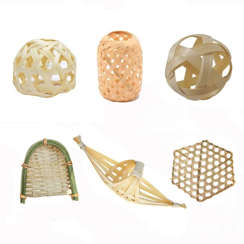 Mid-Autumn Moon Small Lantern Bamboo Weaving Colorful Boat Creative ...