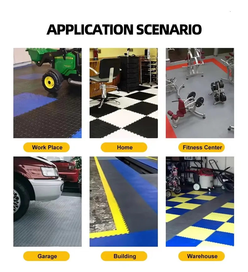 Industrial Grade PVC Flooring Coin Texture Click Lock Wear-Resistant ...