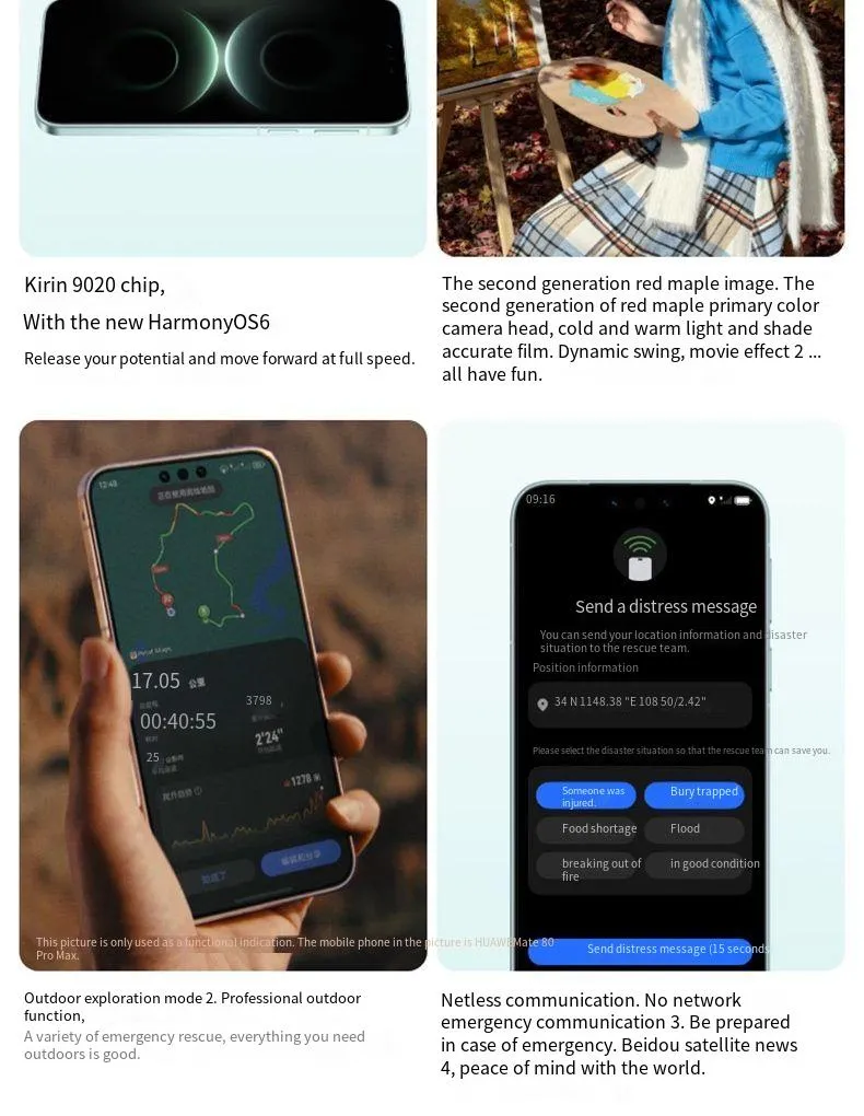 Huawei Mate 80 5G Mobile Phone 16GB RAM 512GB ROM Kirin 9020 50MP NFC ...