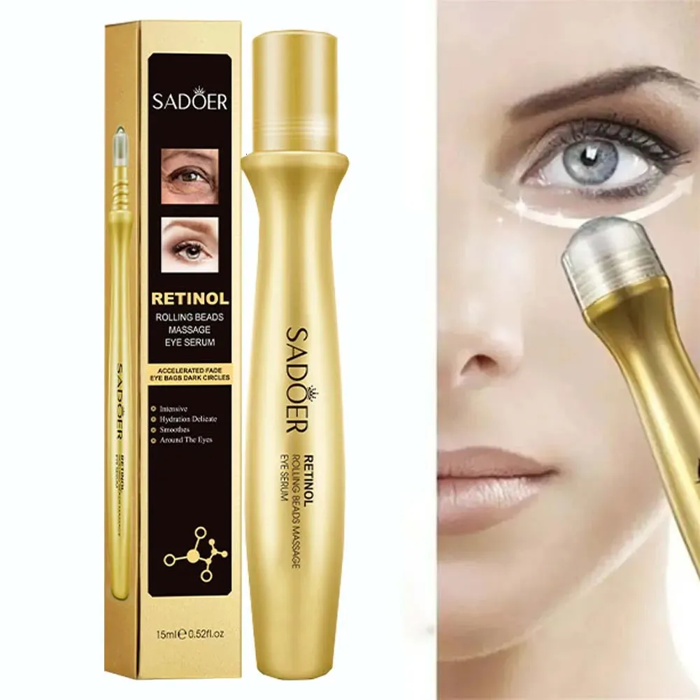 Gold Bright Eye Cream with Roller for Dark Circles and Eye Bags from ...
