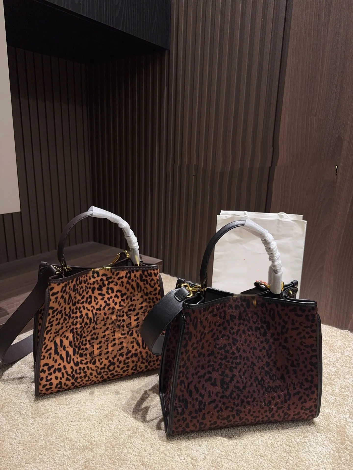 High Quality Shoulder Bag Designer Leopard Print Crossbody Handbags For ...