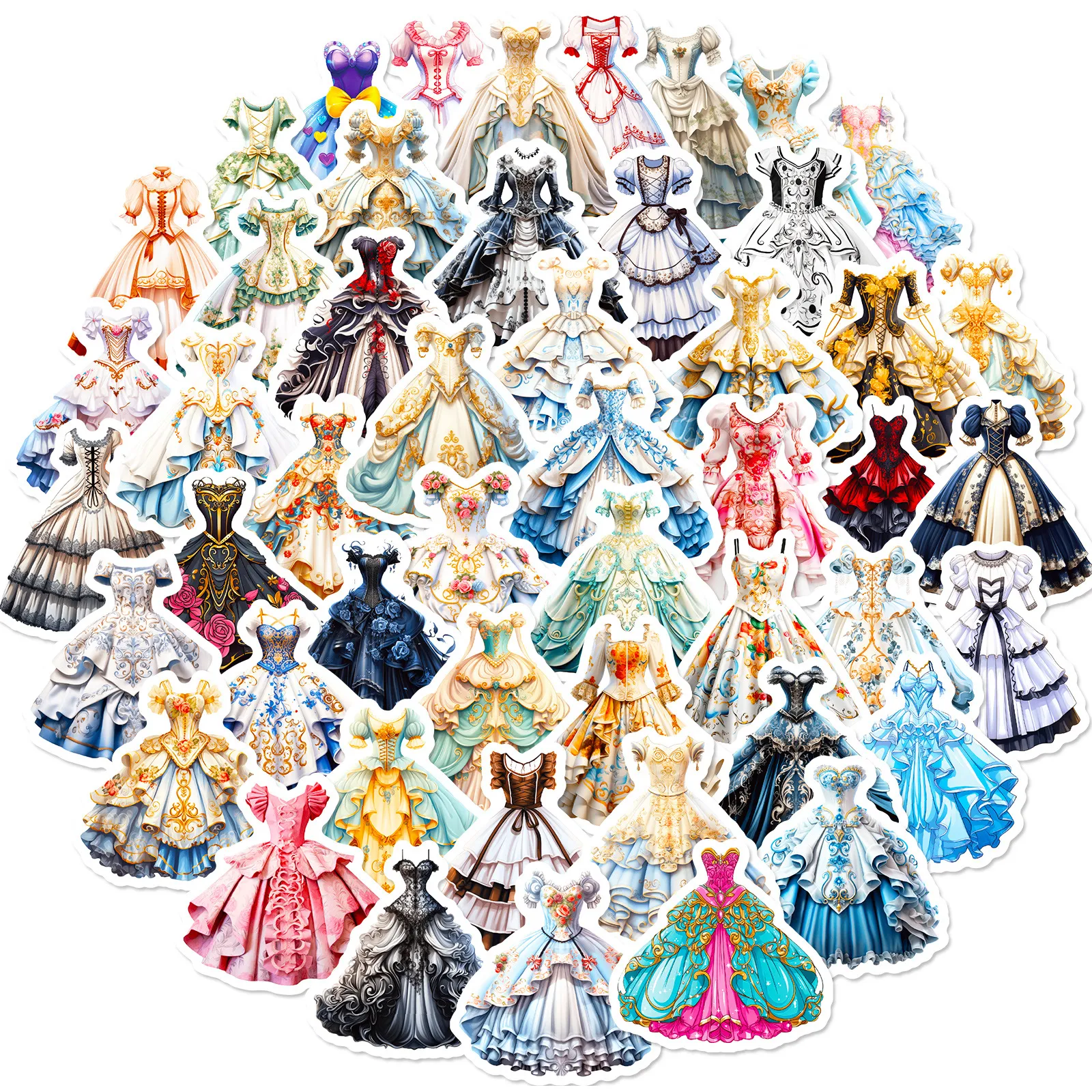 50 Cartoon Lolita Mix Color Waterproof PVC Vinyl Stickers 1.57-2.76 in ...