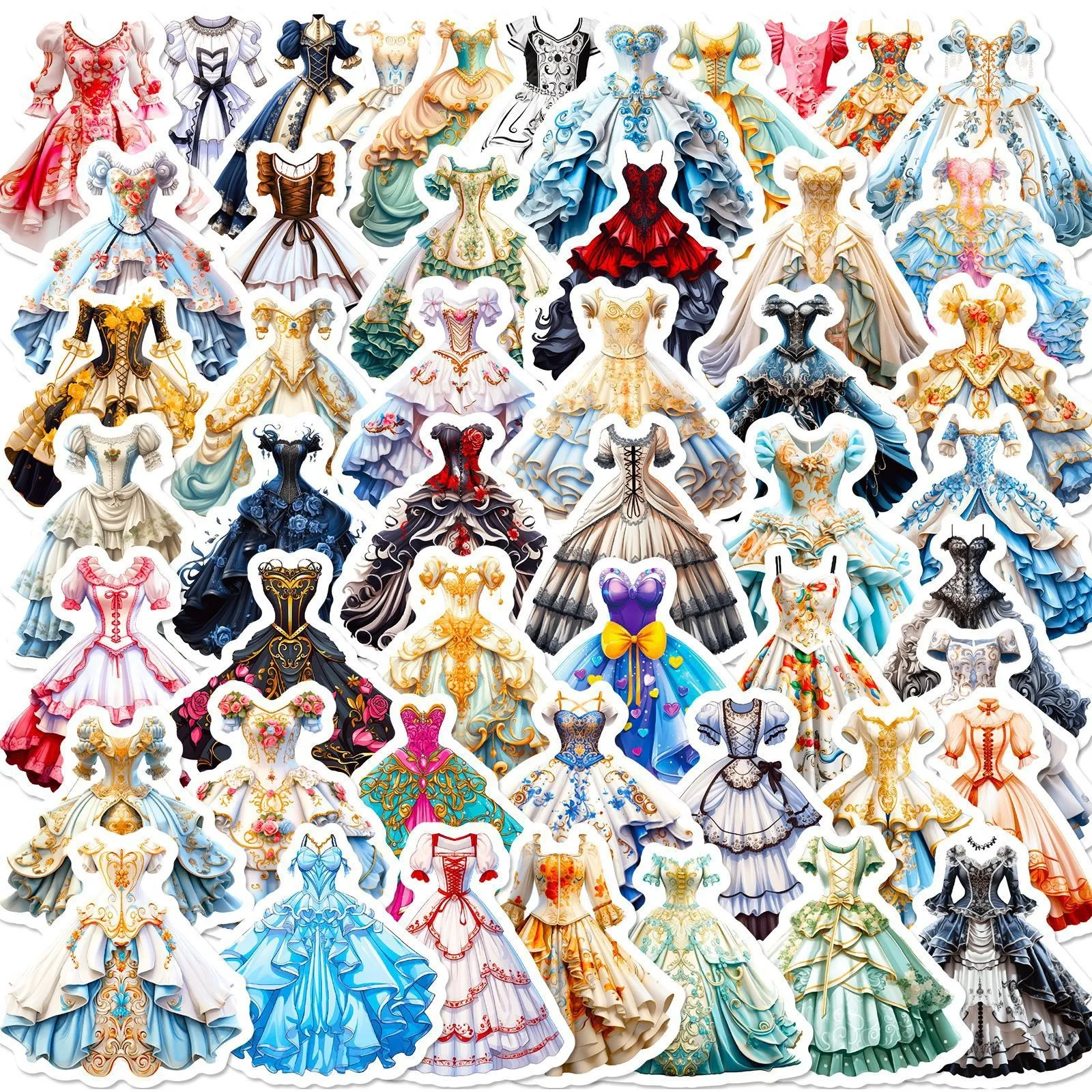 50 Cartoon Lolita Mix Color Waterproof PVC Vinyl Stickers 1.57-2.76 in ...