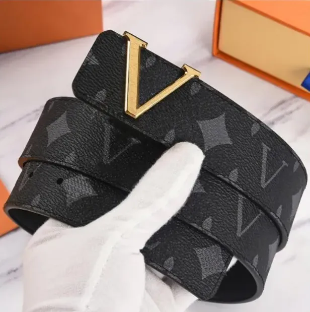 Designer Belt Men & Women Luxury Checkered Pattern Belts With Large ...