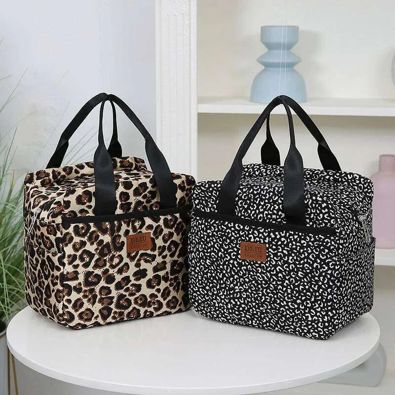 Thickened Nylon Fabric Lunch Box Storage Bag with Aluminum Foil Inner ...