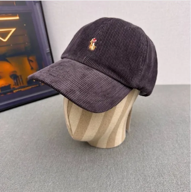 2026 Classic Corduroy Baseball Cap with Adjustable Strap for Men ...