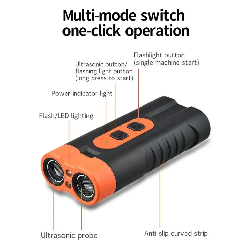 Wholesale High Power Dual Head Ultrasonic Repeller With LED Flashlight ...