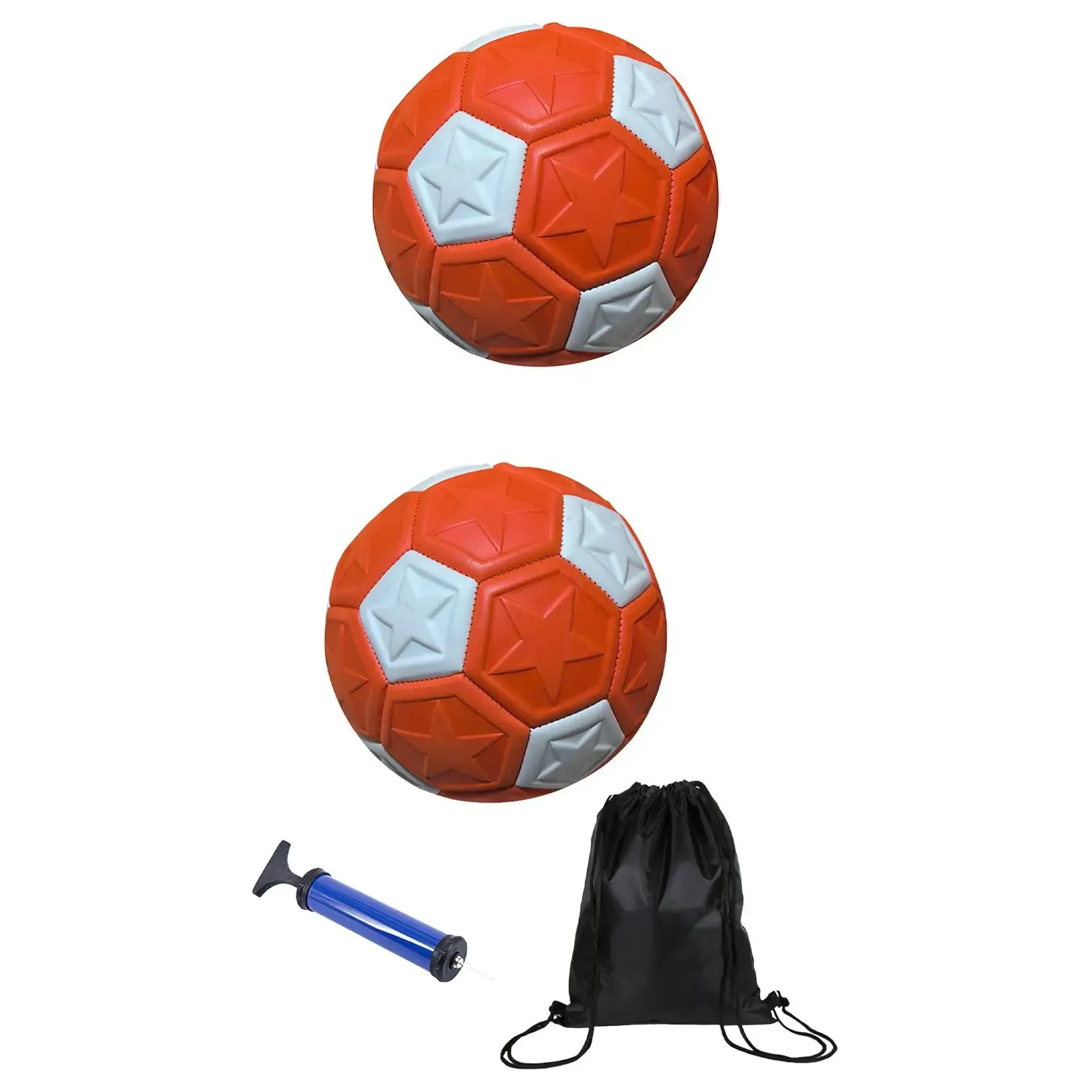 Size 4 PU Soccer Ball Inflatable for Kids Indoor Outdoor Futsal ...