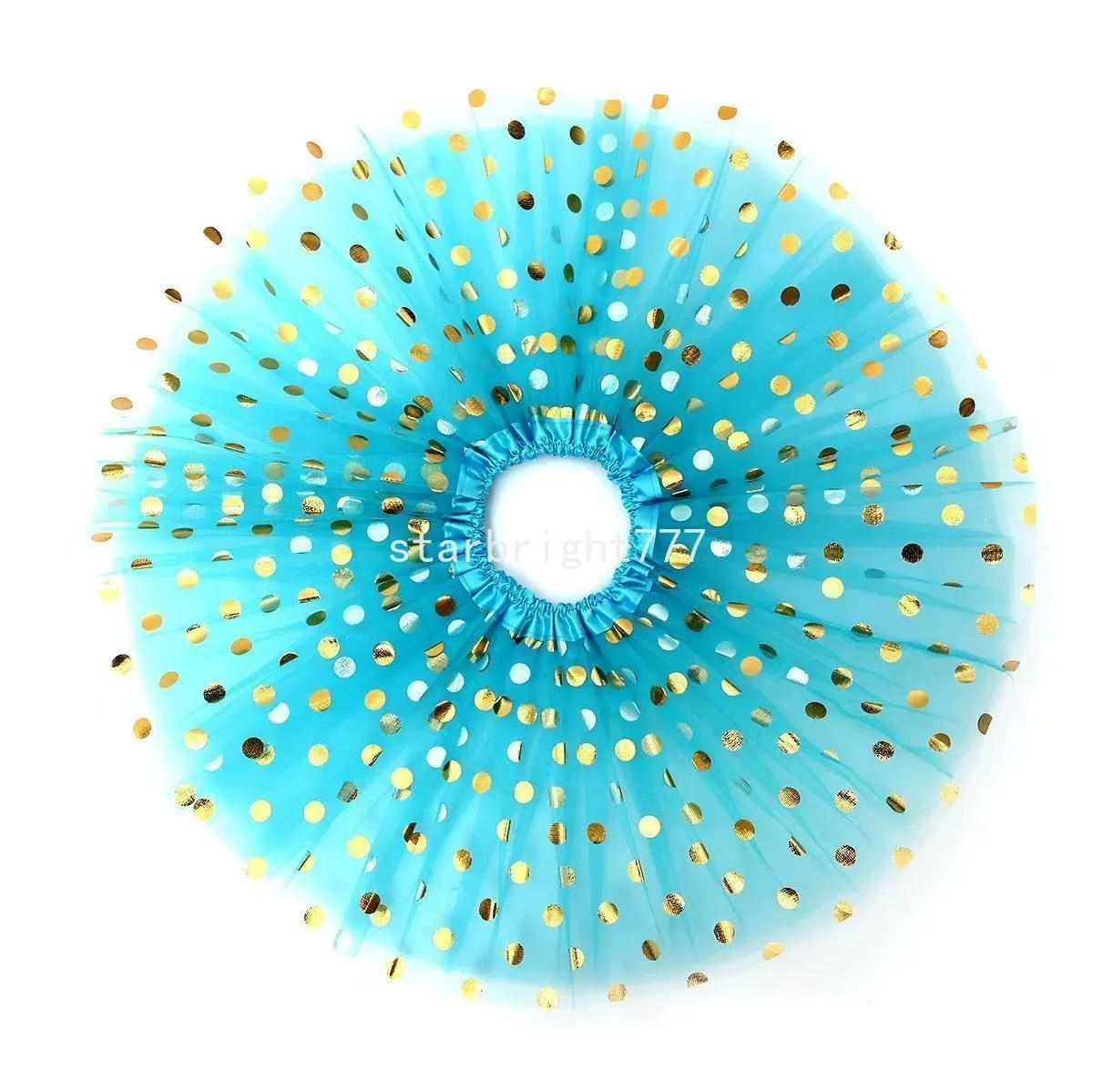 Girls Polka Dot Tutu Skirts Knee-Length Polyester Lace Ballet Skirt for ...