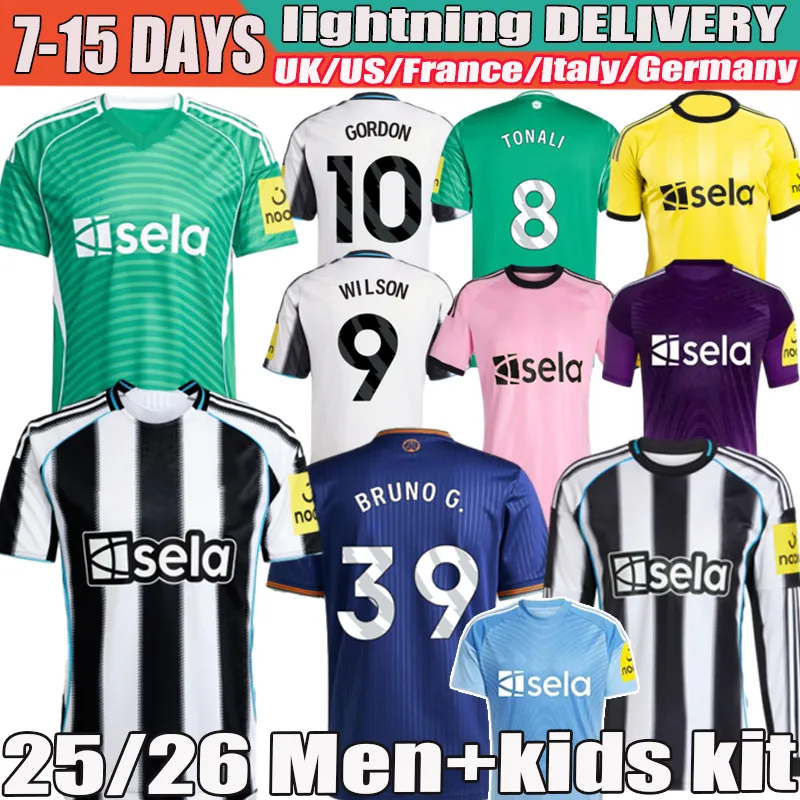 Newcastle United 2025 Soccer Jerseys Mens & Kids Football Kits With ...