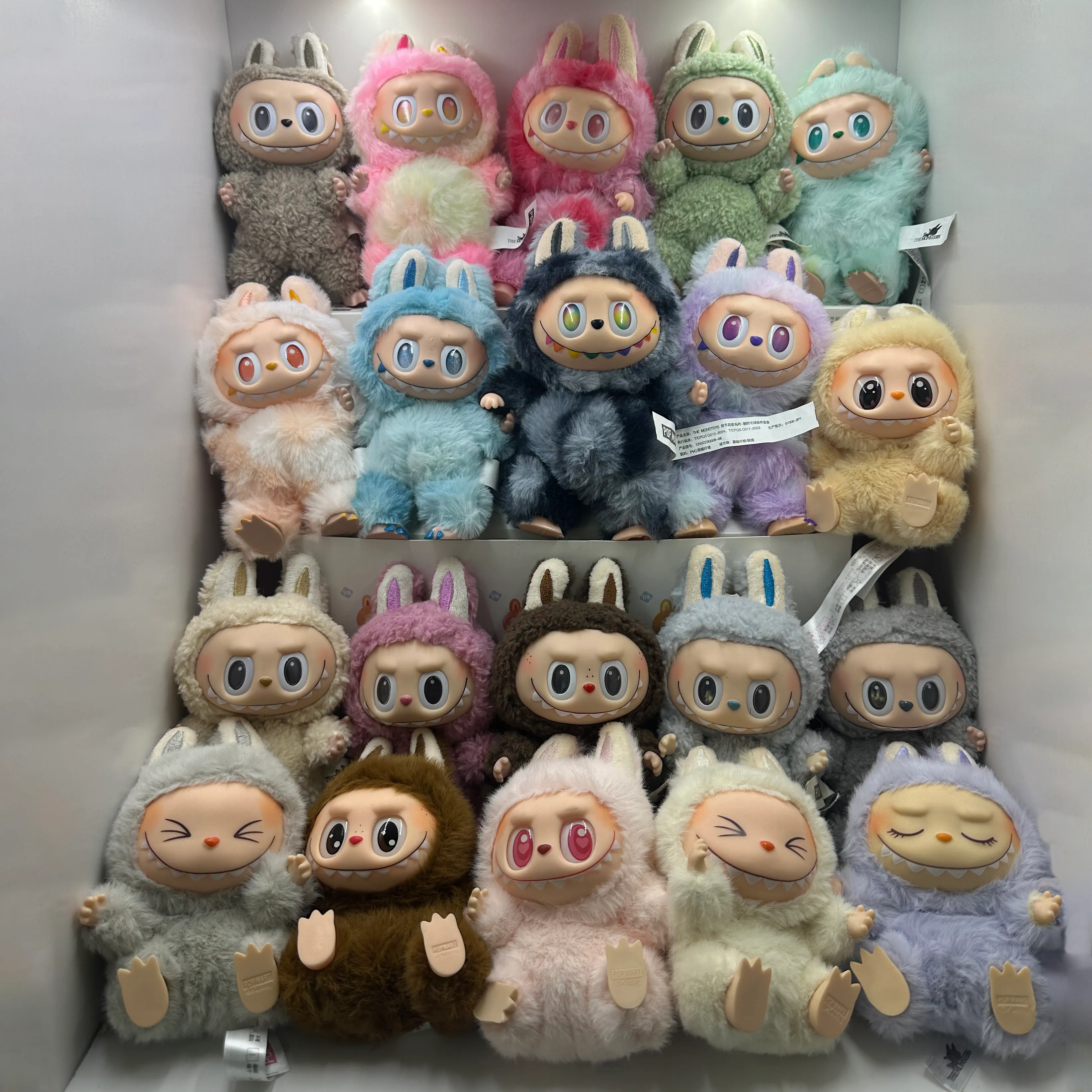 Labubu Plush Toys Full Series Blind Box Set Cute Decorative Plush Dolls ...
