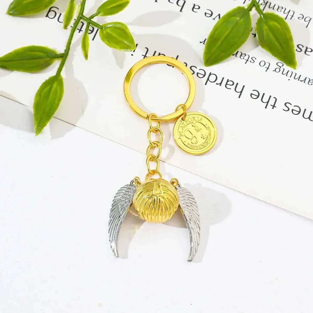 Golden Snitch Pendant Keychain Metal Backpack Accessory Unisex Red ...
