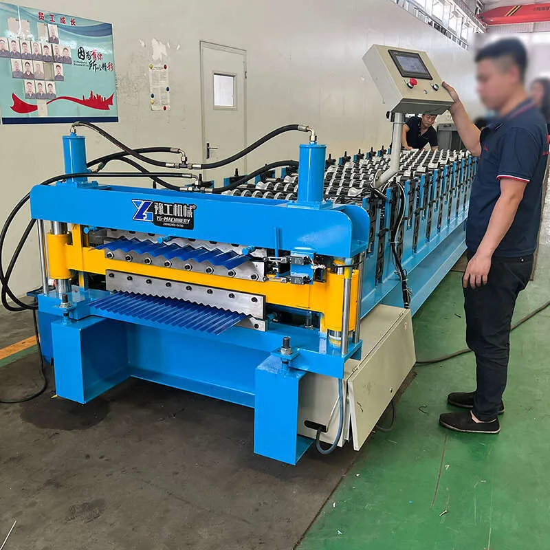 Roll Forming Machine for Corrugated Galvanized Steel Panels with 5T ...