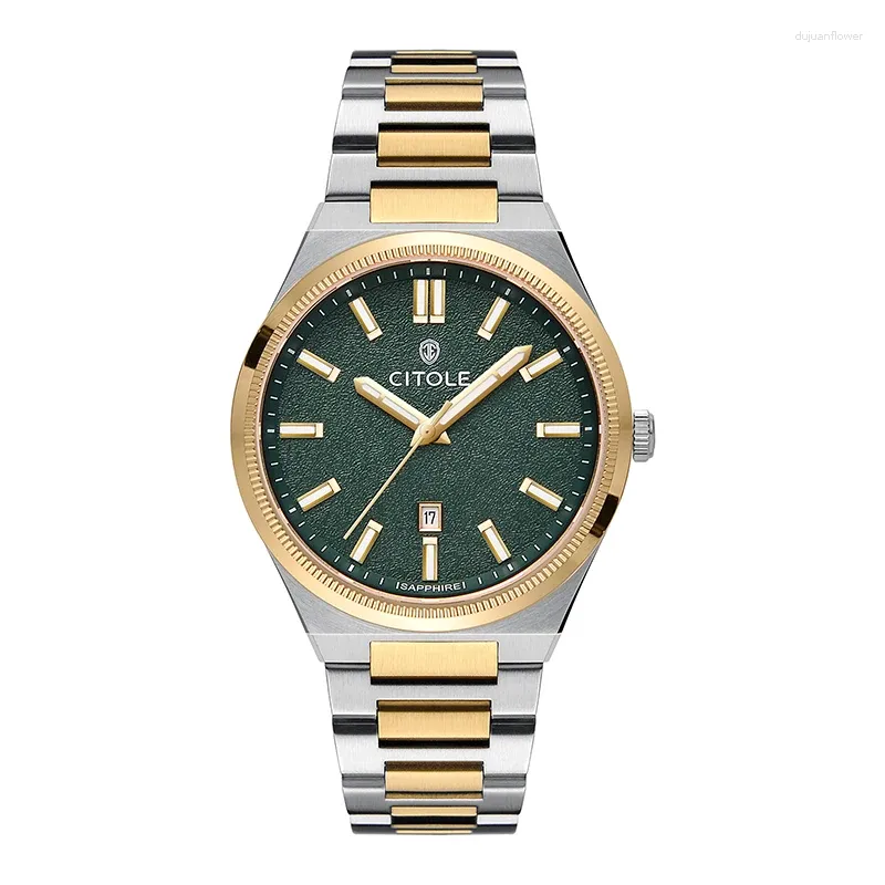 CITOLE 7010 Stainless Steel Waterproof Acuet Japan Watch With Gradual ...