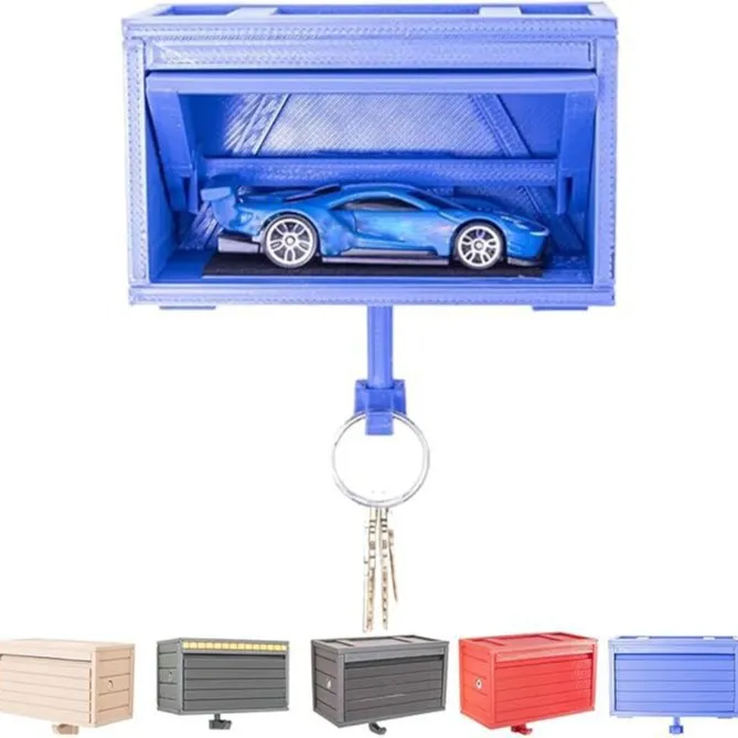 Car Garage Key Organizer Wall-Mounted Plastic Car Key Holder With ...