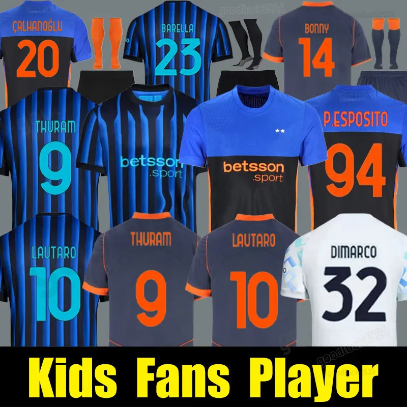 LAUTARO THURAM ROSSI BARELLA Soccer Jerseys 2025 Mens & Kids Football ...