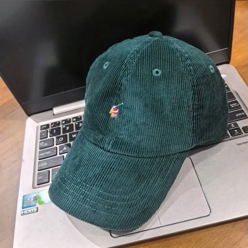 Unisex Corduroy Baseball Caps Breathable Adjustable Sun Hats With ...