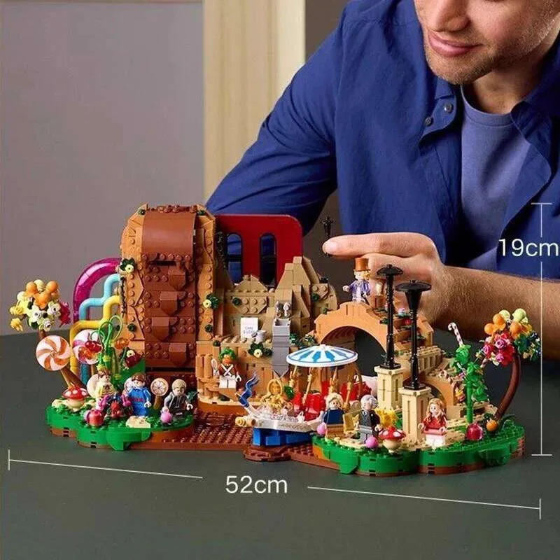 Chocolate Factory Building Bricks And Blocks 2026 New MOC, 21360 Steam ...