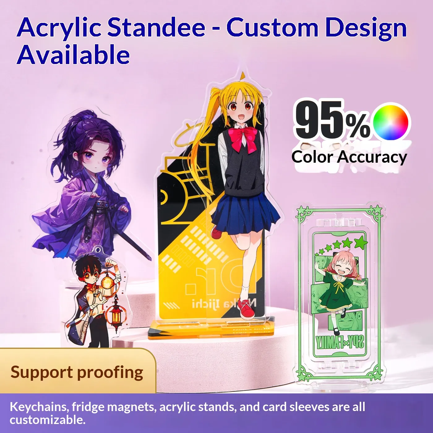 Custom Acrylic Standees Anime & Cartoon Desktop... From Pjymwhyp, $0.39 ...