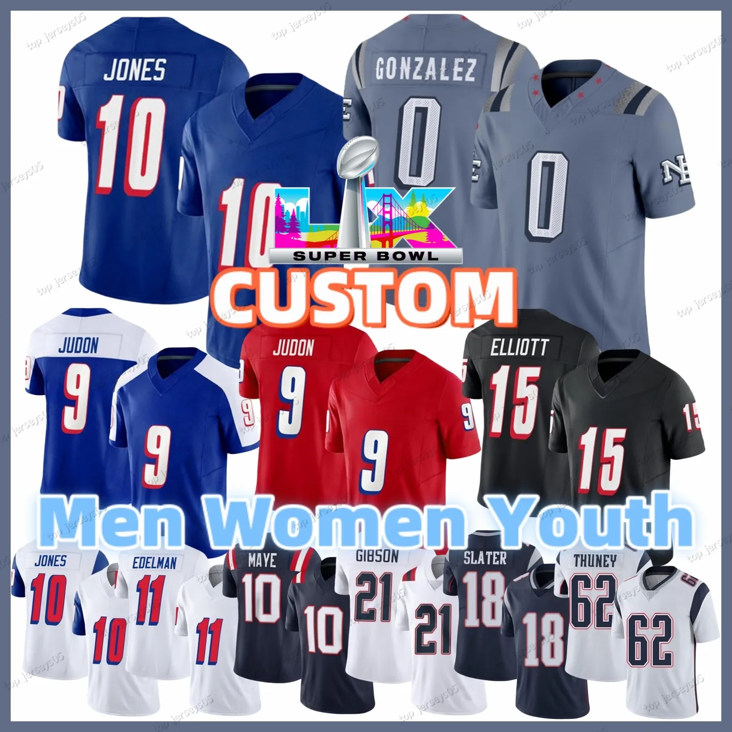 2026 Super Bowl LX Drake Maye Christian Gonzalez TreVeyon Henderson ...